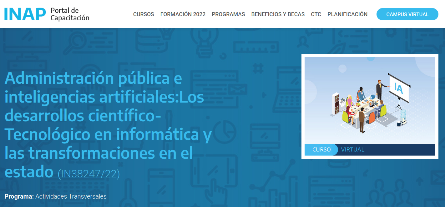 [Capacitación Virtual – INAP Futuro] Administración Pública e ...